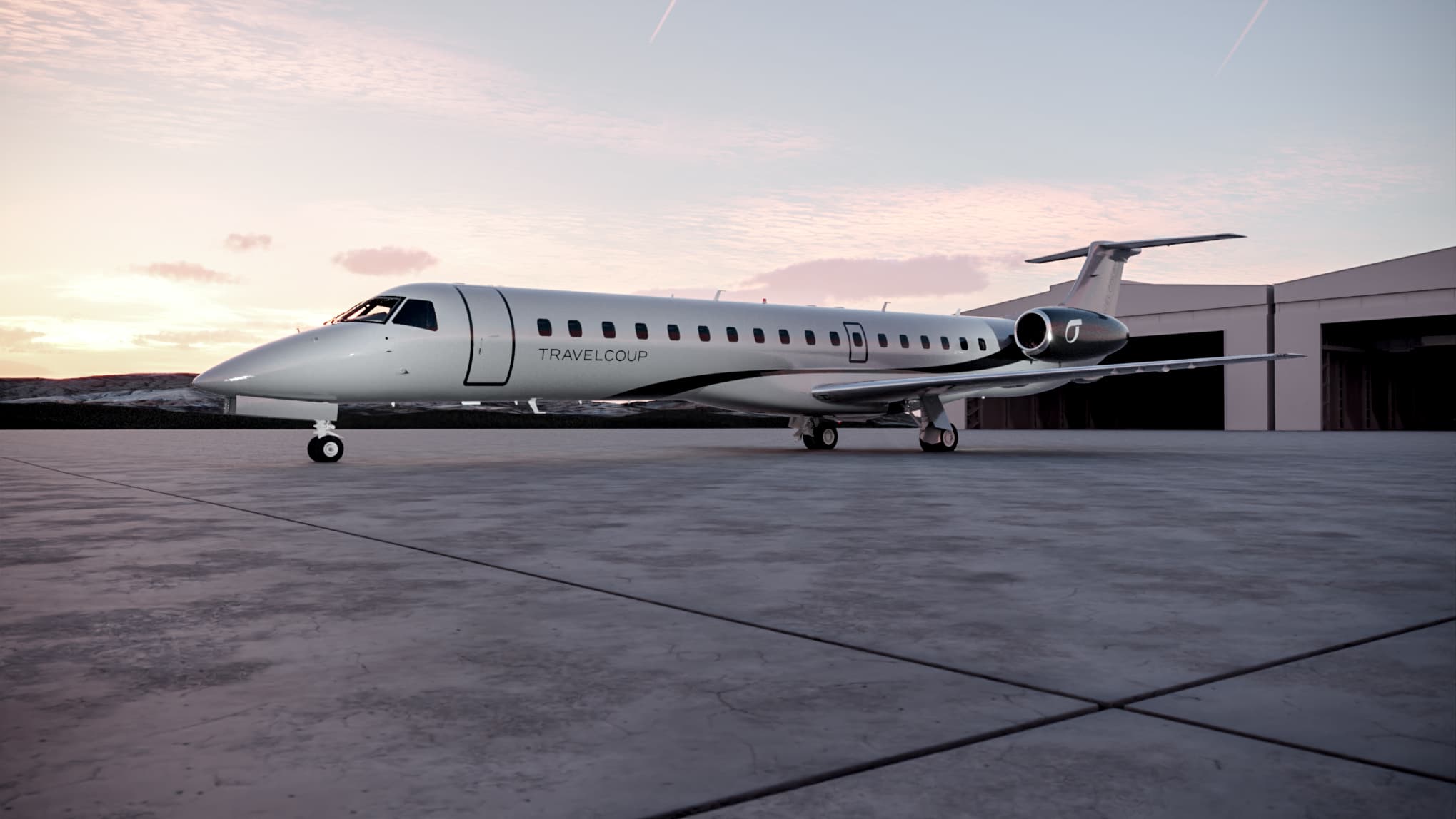 Travelcoup's Embraer ERJ145 aircraft
